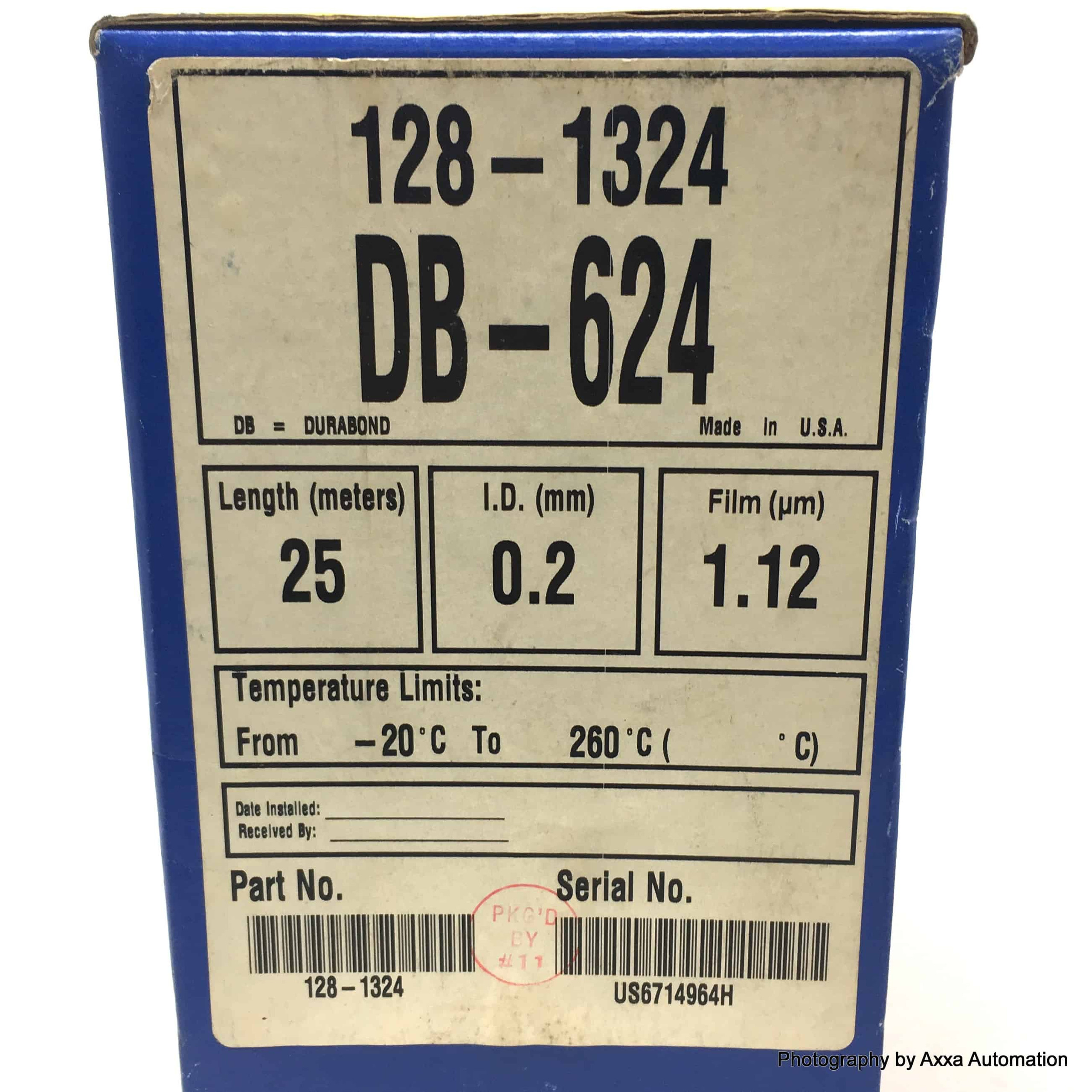 High Resolution Gas Chromatography Column DB-624 J&W 128-1324 - Axxa - Motor Control & Automation
