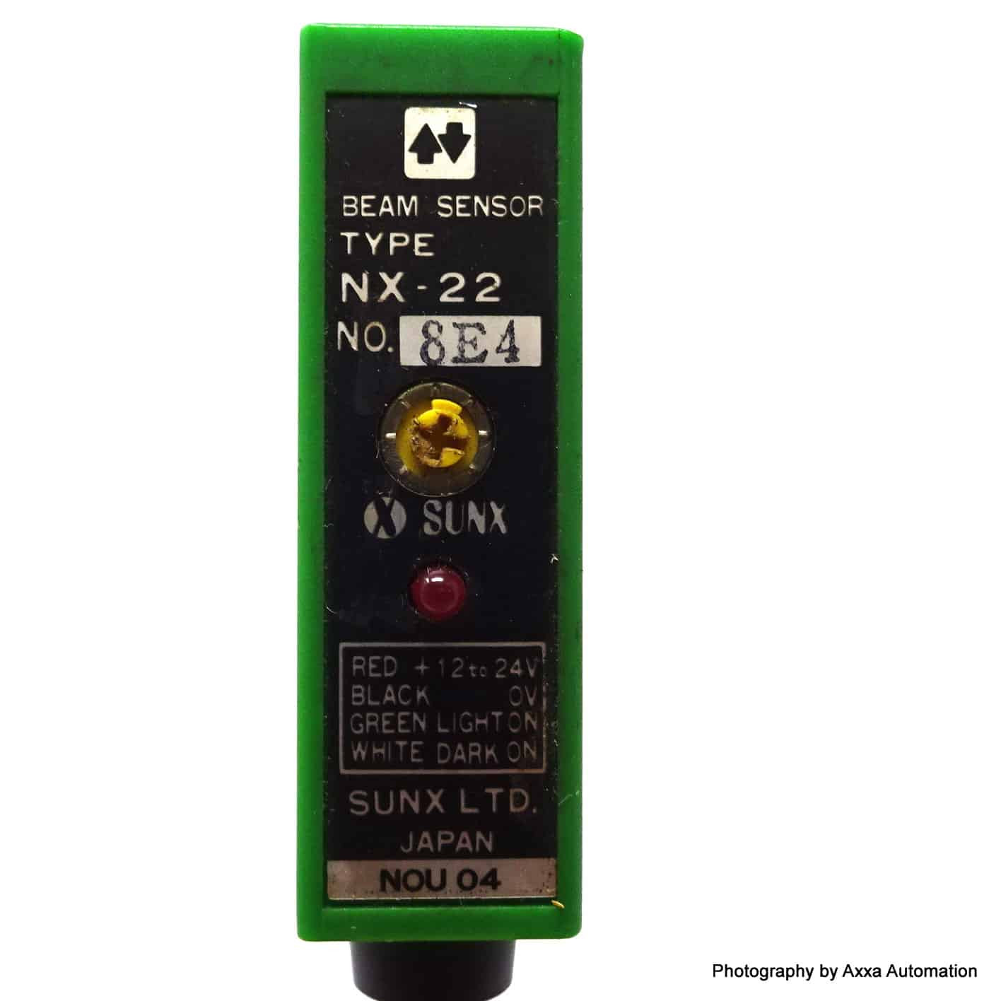 Beam Sensor NX-22 Sunx 12-24V NX22 *New* - Axxa - Motor Control ...