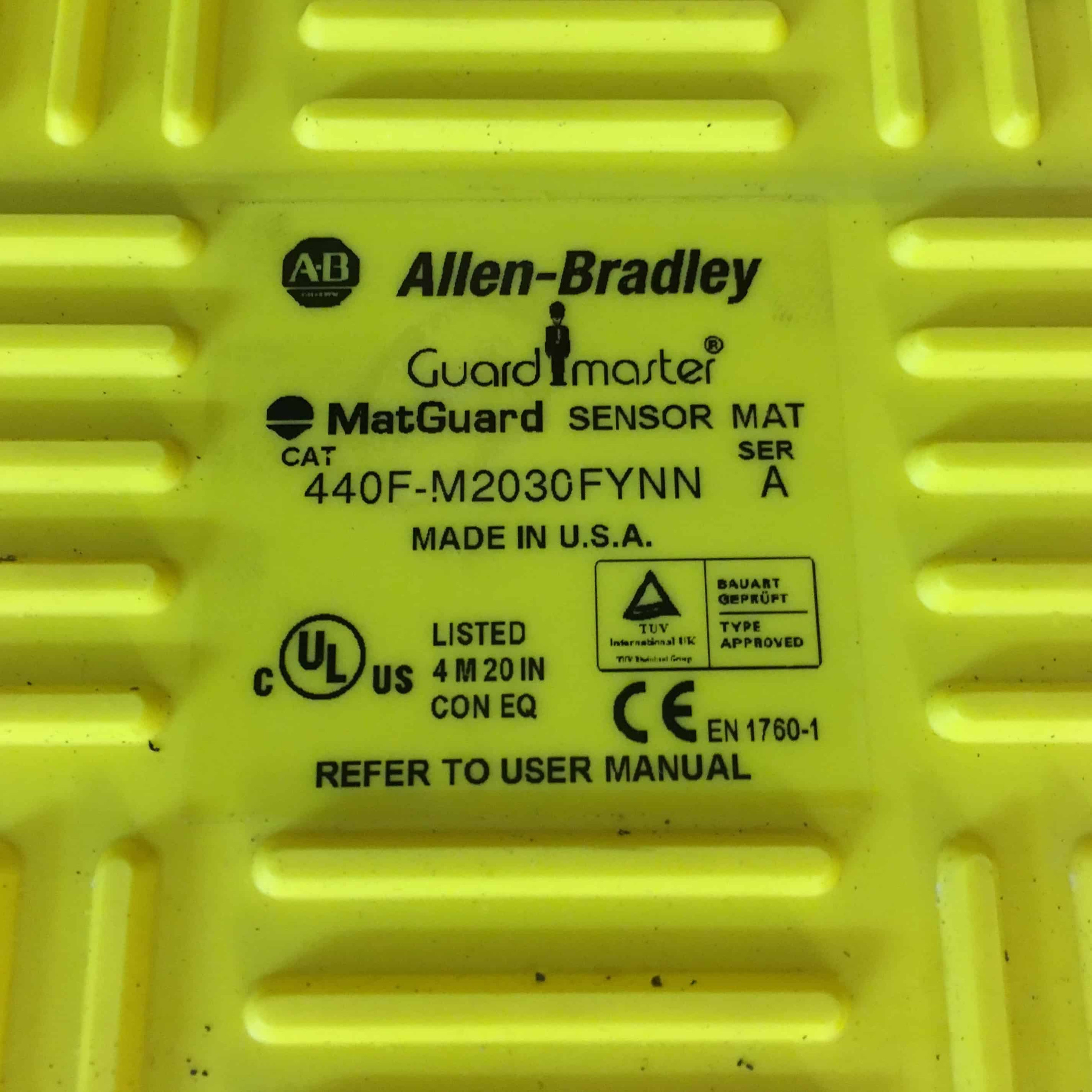 Safety Mat Matguard 440F-M2030FYNN Guardmaster Allen-Bradley ...