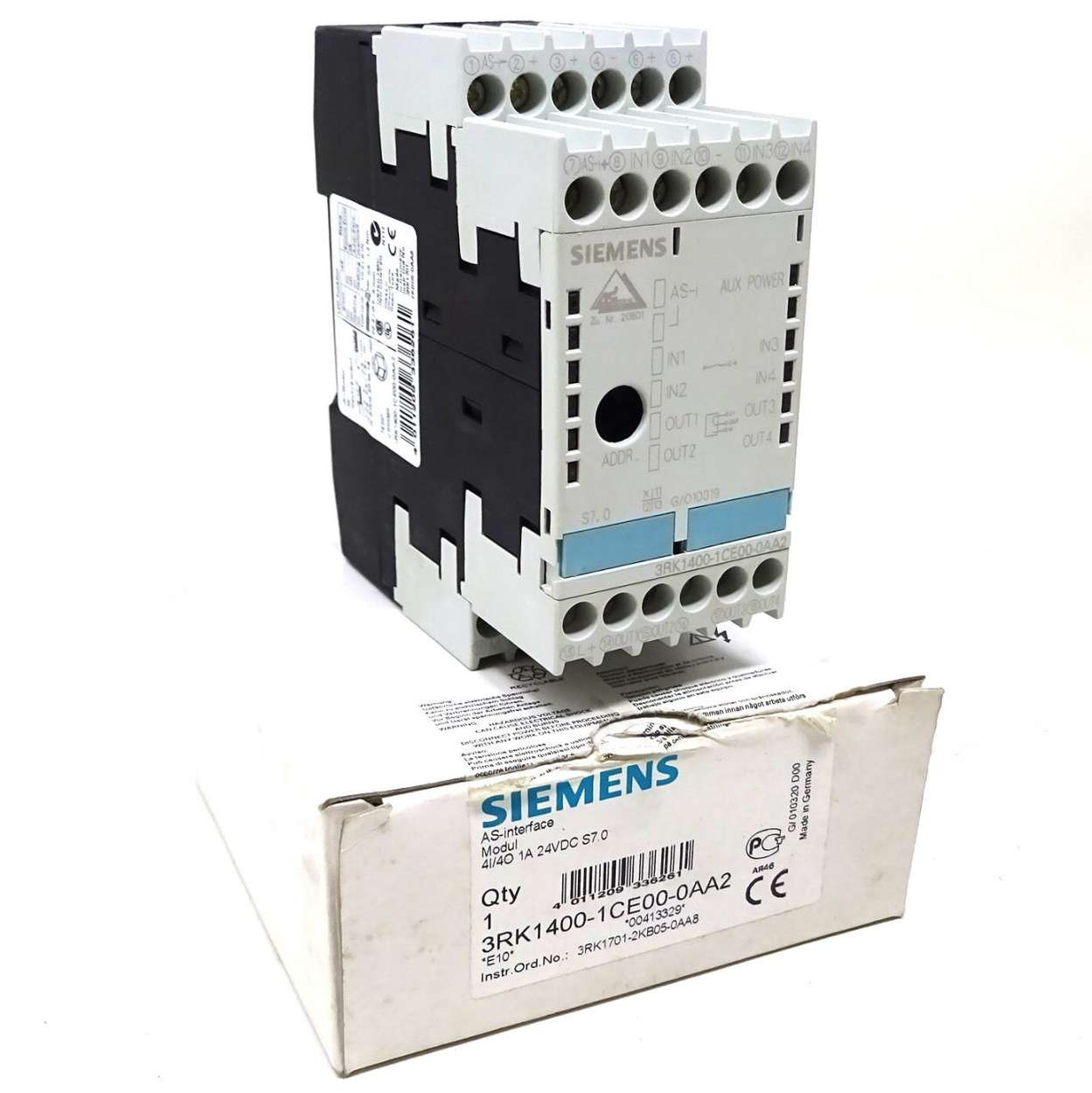 AS-Interface Modul 3RK1400-1CE00-0AA2 Siemens - Axxa - Motor Control ...