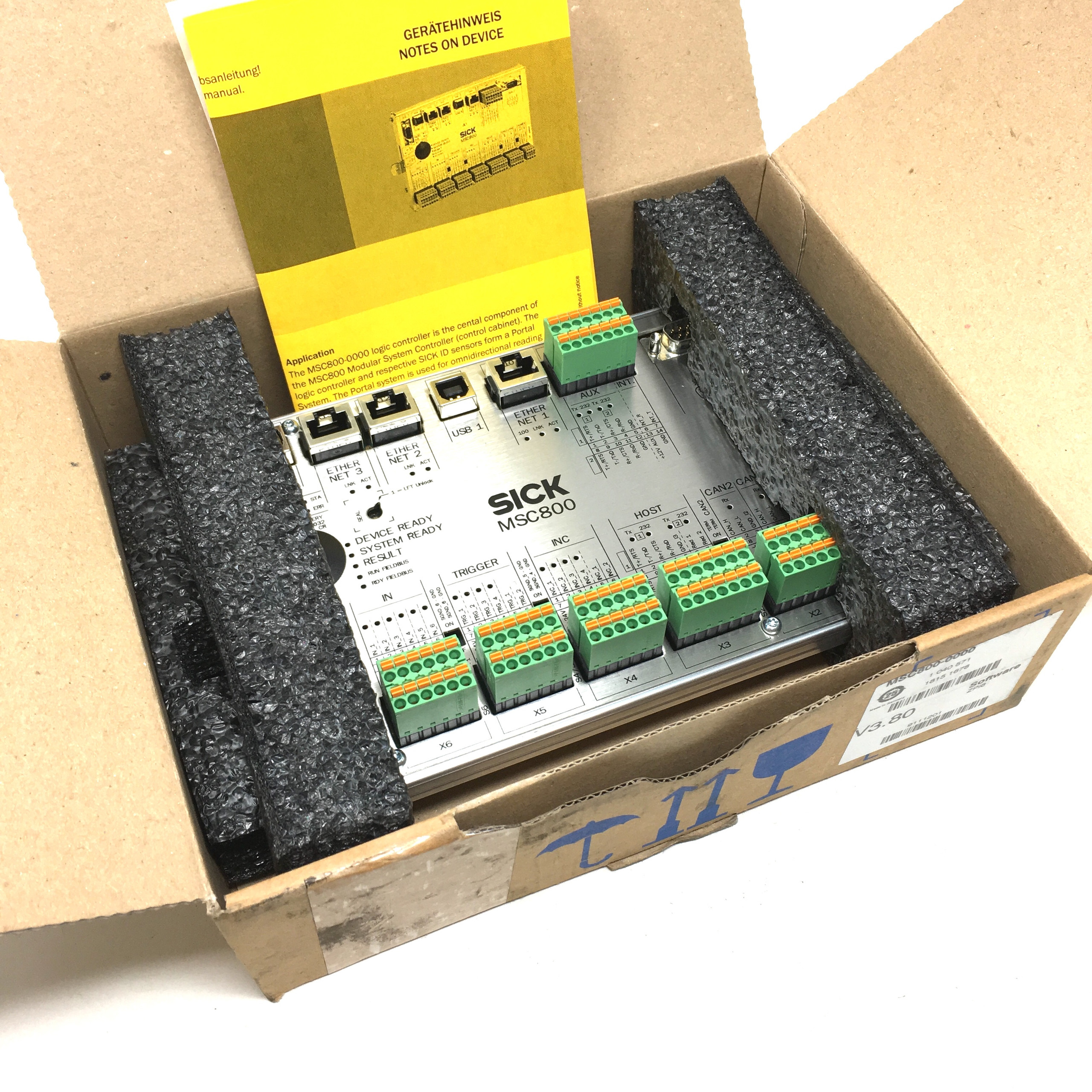 Modular System Controller MSC800-0000 Sick 1040571 1-040-571 - Axxa ...