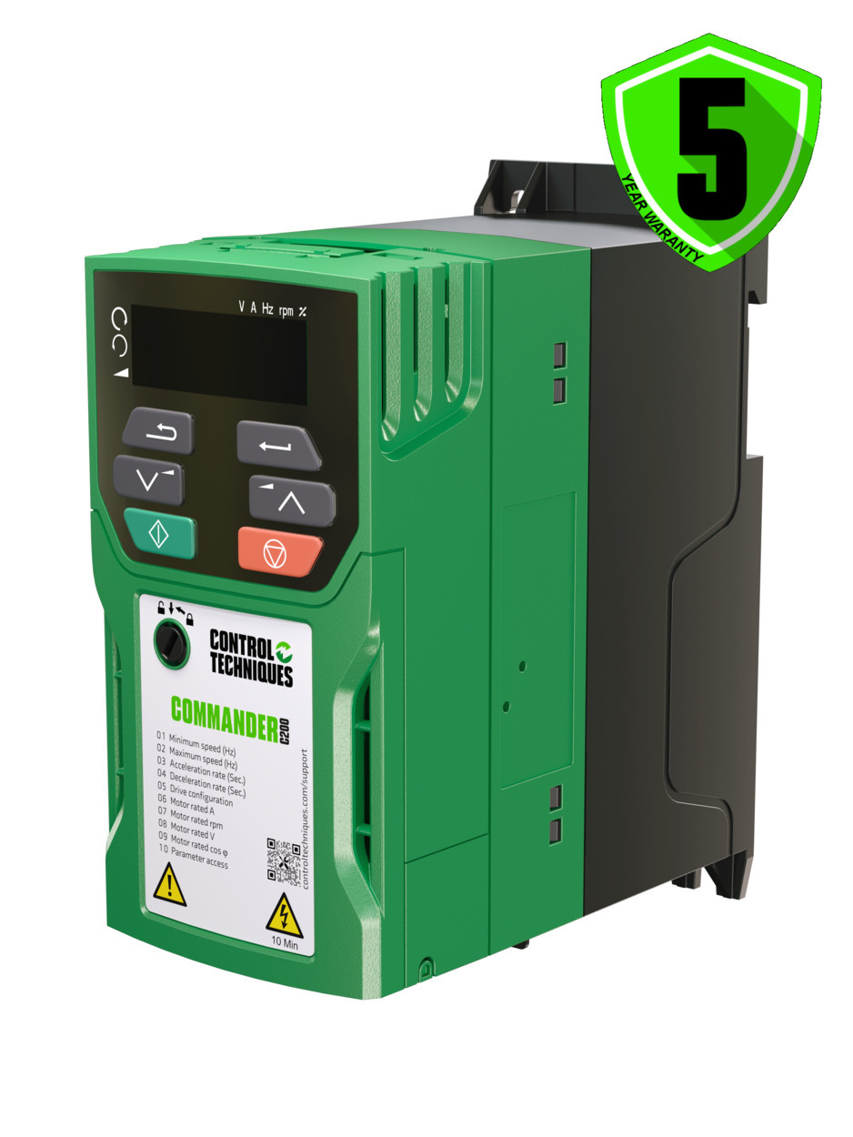 Commander Drive C200-01200042 Nidec - Control Techniques 1ph-3ph 0.75kW ...