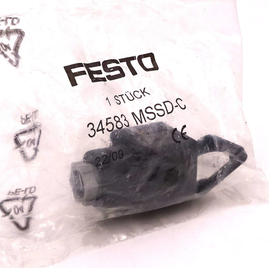 Plug Socket MSSD-F Festo 34431 - Axxa - Motors & Motor Control