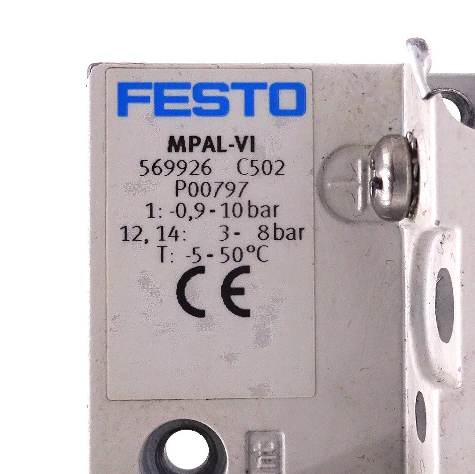 End Plate MPAL-VI Festo 569926 *Fitted* - Axxa - Motor Control & Automation