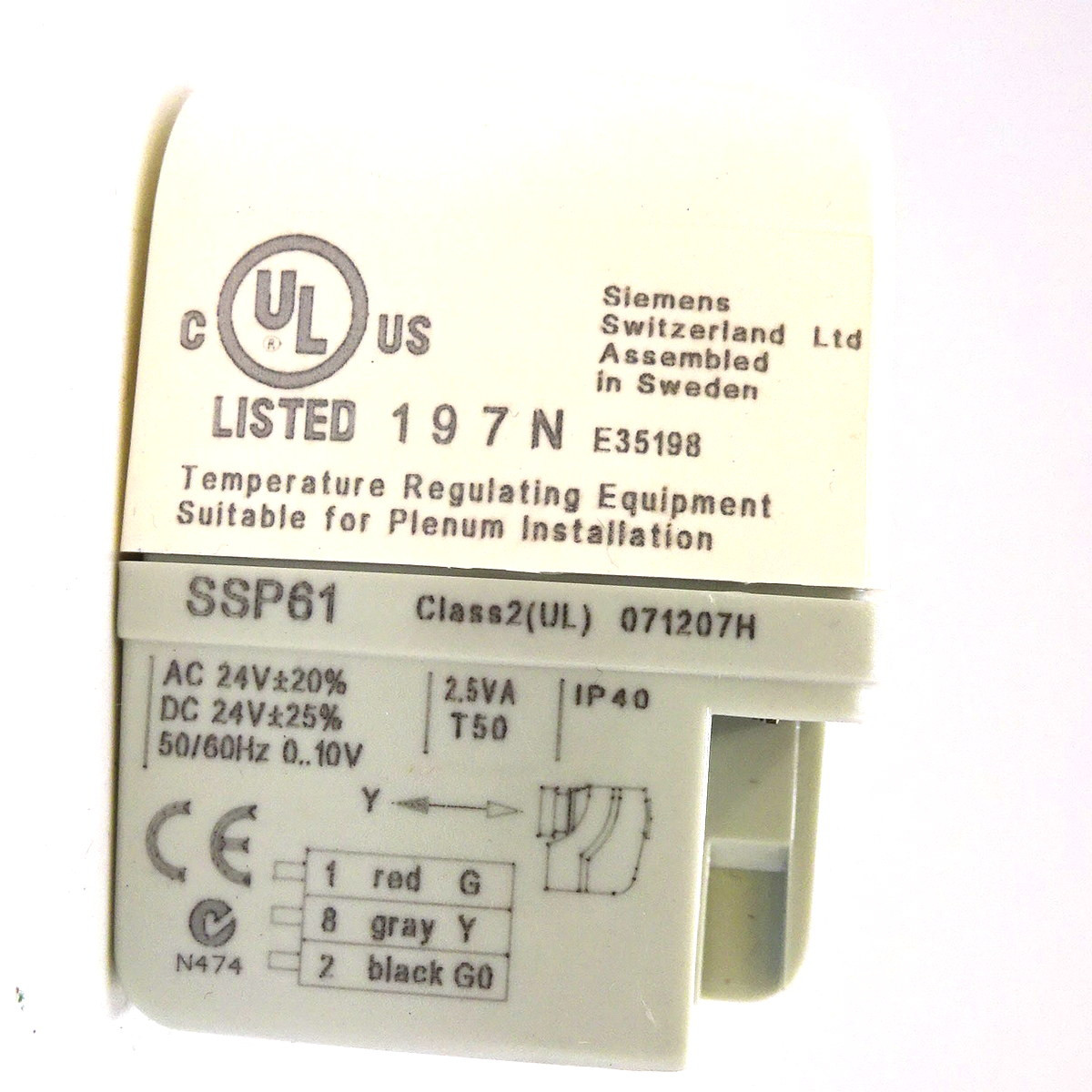 Module Actuator SSP61 Siemens 24VAC/DC - Axxa - Motor Control & Automation