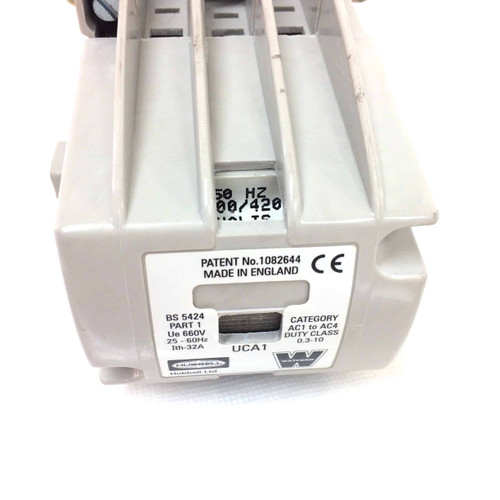 Contactor 63001-4 Watford Hubbell 11kW 415VAC UCA1-415V UCA-1 - Axxa ...