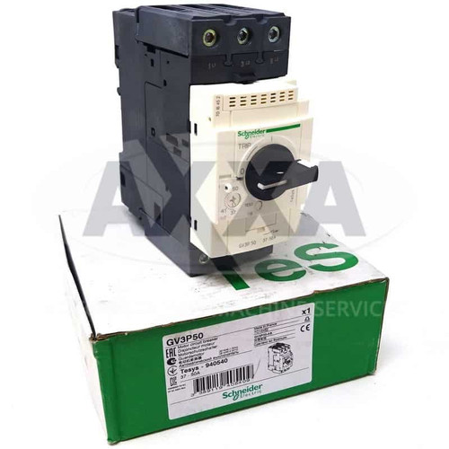 Motor Circuit Breaker GV3P50 Schneider 37-50A 940540 GV3P-50 - Axxa ...