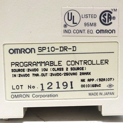 PLC Module SP10-DR-D Omron SYSMAC mini SP10DRD - Axxa - Motor Control ...