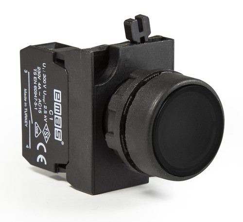 Push Button With Adapter Start Black CP100DH EMAS - Axxa - Motor ...