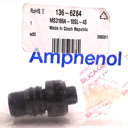 Circular Connector 10SL-4 Amphenol *New* - Axxa - Motors & Motor Control