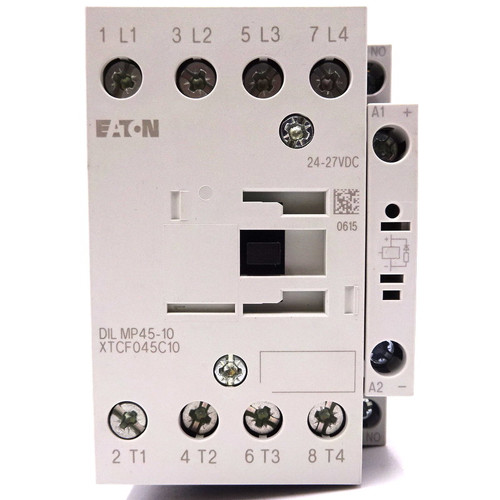 Contactor DILMP45-10-RDC24 Eaton 11kW 24VDC 4Pole 4NO - Axxa - Motor ...
