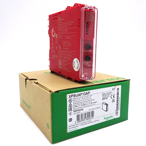 Safety Relay XPSUAF13AP Schneider 24VAC/DC 2W 12A 960161 - Axxa - Motor ...