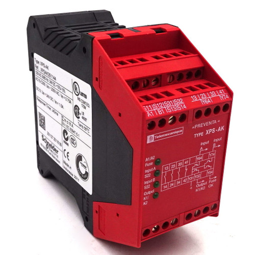 Safety Relay XPSAK351144 Telemecanique 24VDC 1.5A 40ms - Axxa - Motor ...