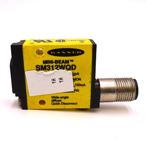 Photoelectric Sensor SM312WQD Banner *Used* - Axxa - Motor Control ...
