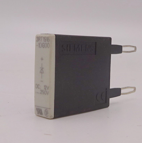 Classic Contactor Diode 3RT1916-1DG00 Siemens for use with 3RH Series ...