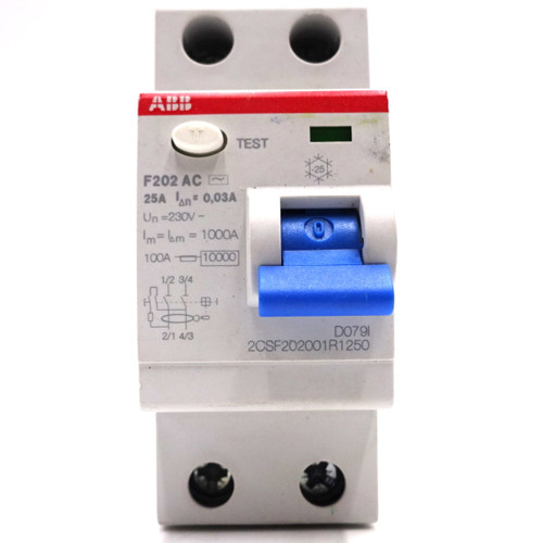 RCCB 2CSF202001R1250 ABB 25A F202AC *New* - Axxa - Motor Control ...