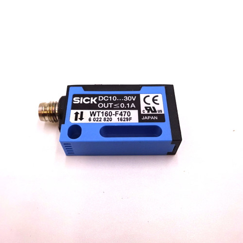Photoelectric Sensor WT160-F470 Sick 0-1000mm Range 10-30Vdc 100mA PNP ...