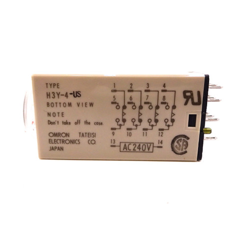 Surface Mount Timer Relay H3Y-4-240VAC Omron 240VAC 3min DIN Rail ...