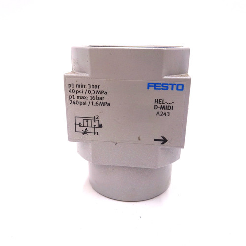 Branching Module 170691 P1 MIN:3 BAR HEL-D-MIDI A243 FESTO 40PSI/0.3MPa ...
