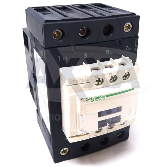 4 Pole Contactor LC1D258E7 Schneider 48VAC 40A 11kW 2NO/2NC 025037 ...