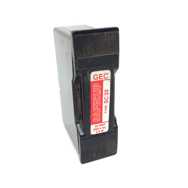 Fuse Carrier SC32 GEC Safeclip 32A 550VAC SC32-550V - Axxa - Motor ...