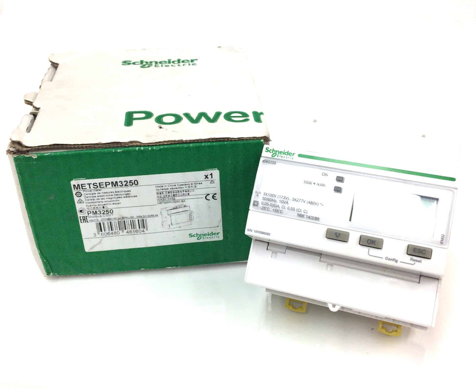 Power Meter METSEPM3250 Schneider PowerLogic PM3250 - Axxa - Motor ...