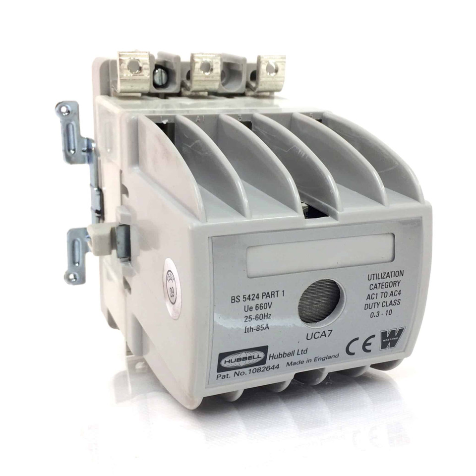 Contactor 63007-1 Watford Hubbell 37kW 110/115VAC UCA7-110V UCA-7 ...