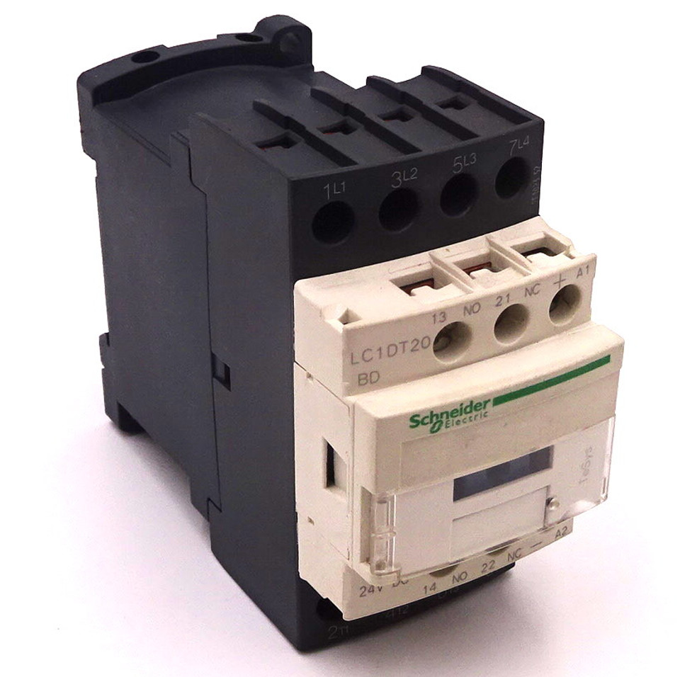 Contactor LP1K0910BD Schneider 4kW 24VDC LP1K09-10BD 036324 - Axxa ...