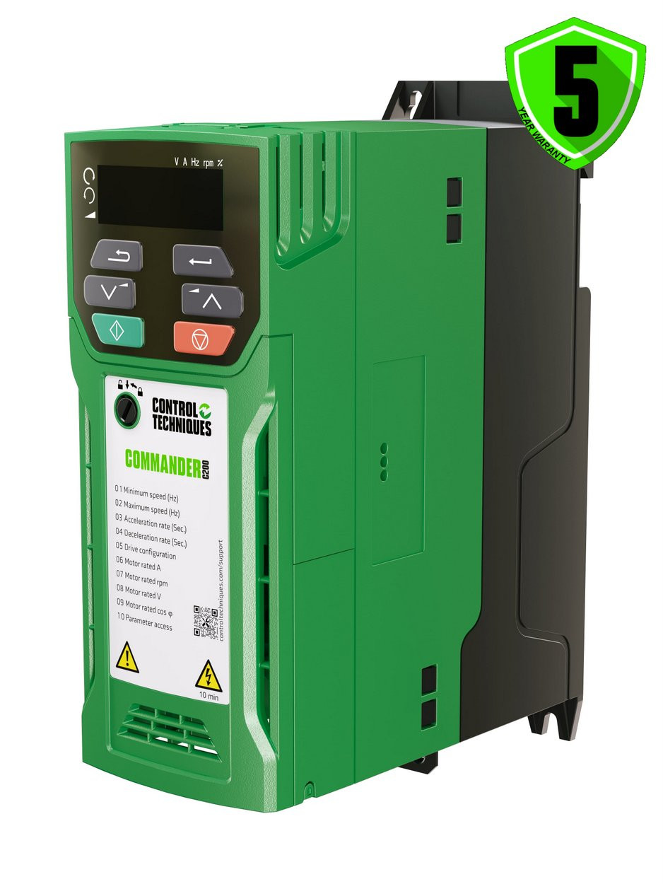 3Ph Commander SK Drive SKB3400110 Emerson Control Techniques 1.1kW ...