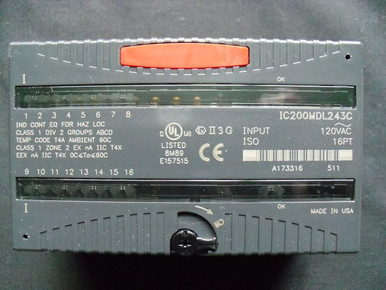 Input Unit IC200MDL243C Fanuc IC200MDL243-C - Axxa - Motor Control ...