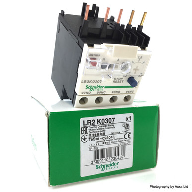 Overload Relay LR2K0307 Schneider 1.2-1.8A 023043 - Axxa - Motor ...