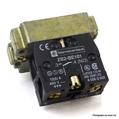 Pushbutton Body and contact block 061430 ZB2BZ101 Telemecanique ZB2 ...