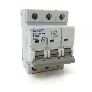 Circuit Breaker EUC2D20 Europa EUC2-D20 - Axxa - Motor Control & Automation