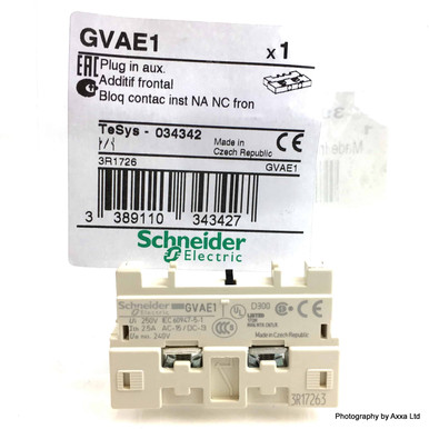 Contact Block GVAE1 Schneider NO/NC 034342 GVAE-1 - Axxa - Motor ...