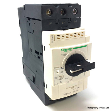 Motor Circuit Breaker GV3P40 Schneider 30-40A 940539 GV3P-40 - Axxa ...