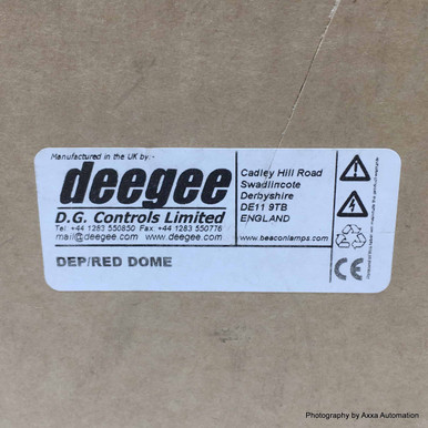 Beacon Dome DEP/RED D.G.Controls deegee - Axxa - Motor Control & Automation