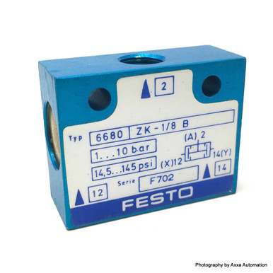 AND Gate 6680 Festo ZK-1/8-B - Axxa - Motor Control & Automation