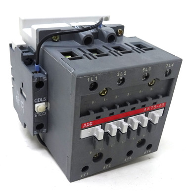 Contactor AE75-40-00-81 ABB 24VDC 37kW - Axxa - Motor Control & Automation