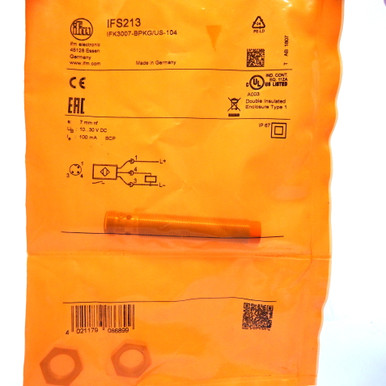 Inductive Sensor IFS213 Ifm 7mm - Axxa - Motor Control & Automation