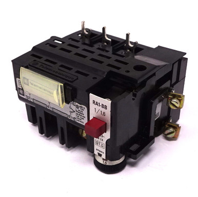 Overload Relay RA1-BB-116 Telemecanique 1-1.6A - Axxa - Motor Control ...