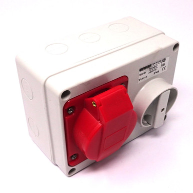 Interlocked Socket GW66009 Gewiss 3P+N+E 16A 200-415VAC - Axxa - Motor ...