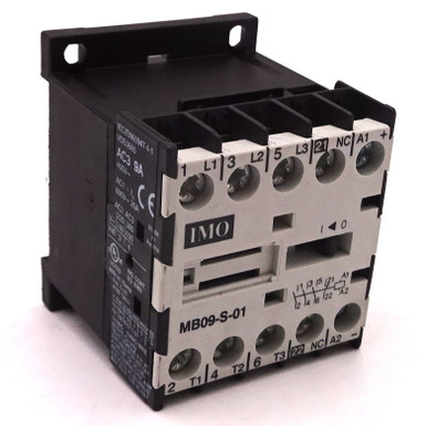 Contactor MB09-S-01-400 IMO 400VAC 4kW 1NC *New* - Axxa - Motor Control & Automation