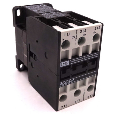 Contactor MC40-S-00-230 IMO 230VAC 18.5kW *Used* - Axxa - Motor Control & Automation