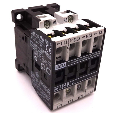Contactor MC18N-S-10-400 IMO 7.5kW 1NO 400VAC *Fitted* - Axxa - Motor Control & Automation