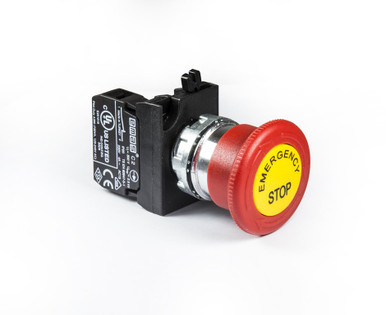 Emergency Push Button 1NC 40mm Turn To Release With Nut With Legend ...