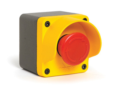 M Yellow-Grey Metal Box Single Emergency Stop M1C200E40 EMAS - Axxa ...