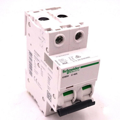MCB IC60H-C-40A Schneider 2P C curve 40A A9F54240 *New* - Axxa - Motor ...