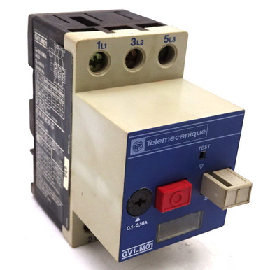 Circuit Breaker GV1-M01 Telemecanique 3Pole 0.1-0.16A - Axxa - Motor ...