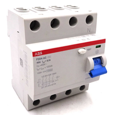 RCCB 2CSF204001R2400 ABB F204 AC-40/0.1 - Axxa - Motor Control & Automation