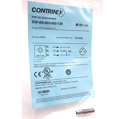 Mini Inductive Sensor DW-AS-603-065-129 Contrinex 1.5mm 10-30VDC 200mA ...